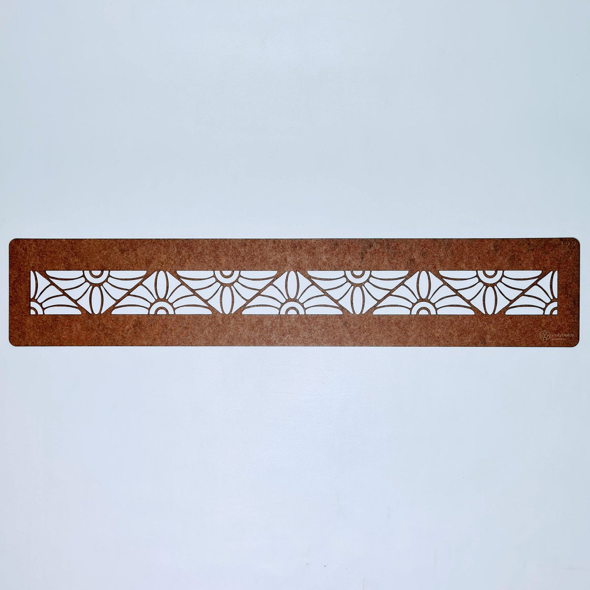 PolyOnlay Strip Stencil SS109 - triangles – Not Too Shabby By Charlotte